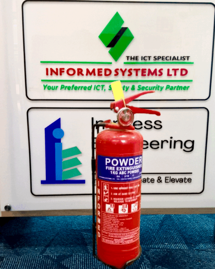 1KG DRY POWDER FIRE EXTINGUISHER - Fire Products Kenya